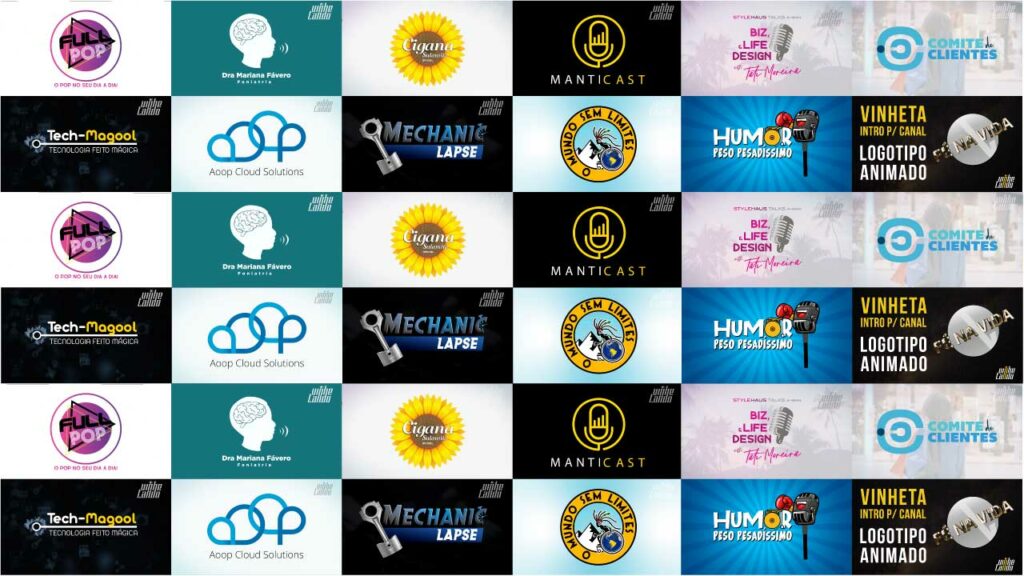 Portfolio de Vinhetas e Intros, Janeiro 2023 - Vinhetando Audiovisual